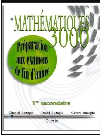Order Mathématiques 3000 préparation aux examens 1re secondaire