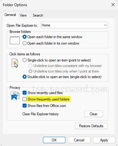 How To Remove Frequently Used Folders From Quick Access In Windows 11