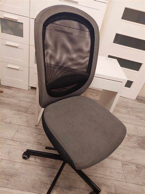 Krzes O Obrotowe Do Biurka Ikea Flinten Z Ikei Fotel Obrotowy Z Ikei