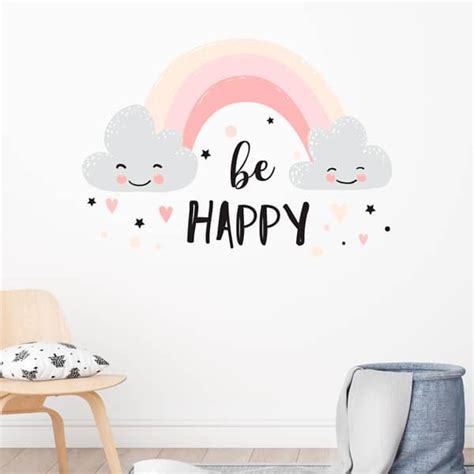 Sticker Mural Enfant Arc En Ciel