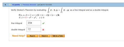 solved verify stokes s theorem by evaluating integral c f