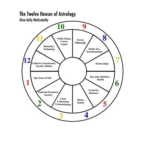 What Each House Represents In Your Birth Chart Birth Chart
