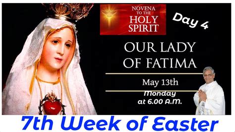 May Monday Our Lady Of F Tima Holy Spirit Novena Day Live Mass
