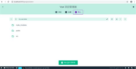 vue cli中使用vue ui可视化创建3 x的脚手架 vue脚手架ui可视化 csdn博客