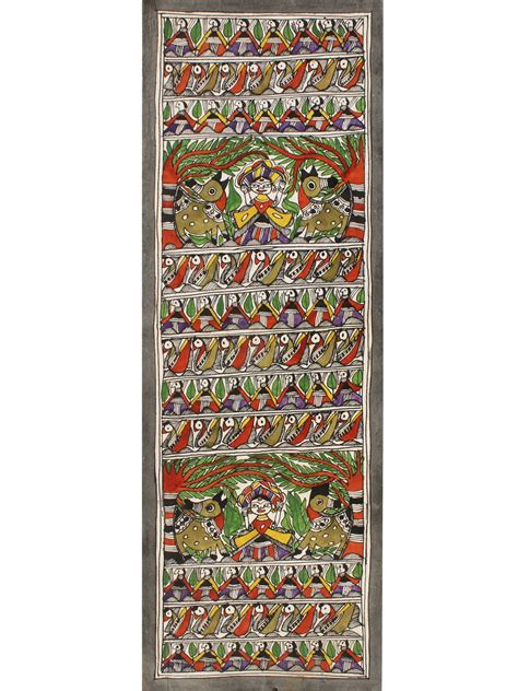 Godna Style Madhubani Painting Exotic India Art