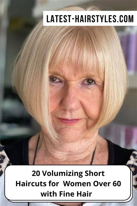 Pin On Short Haircuts For Women Over 60 With Fine Hair