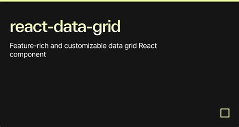 React Data Grid Codesandbox