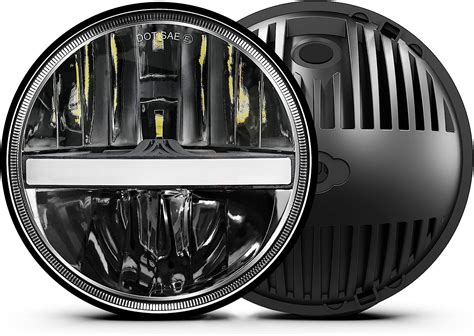 Amazon Uni Shine Inch Led Headlights With Amber Turn Signal