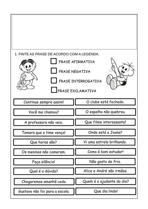 Atividades E Exerc Cios Sobre Pontua O Para Imprimir Educa O