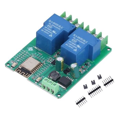 EJ Life Relais ESP8266 Module De Relais 2 Canaux WIFI 30A ESP8266