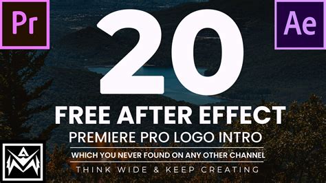 Best New Logo After Effect And Premiere Pro Templates Ma Editz