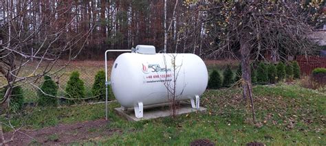 Zbiornik na gaz płynny LPG 2700L 3600L 4850L 6400L naziemny