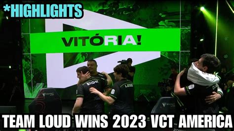 LOUD Wins VCT AMERICA 2023 GRAND FINALE LOUD VS NRG Highlights