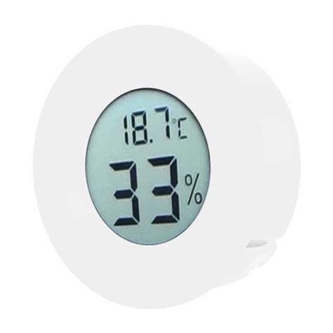 Duokon Compteur de température d humidité Mini thermomètre LCD