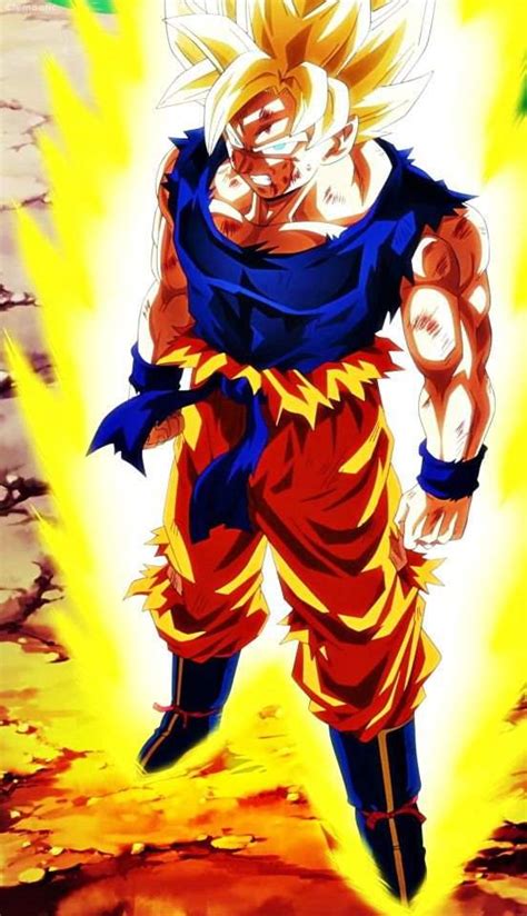 La primera vez que Goku se transforma en súper sayayín DRAGON BALL