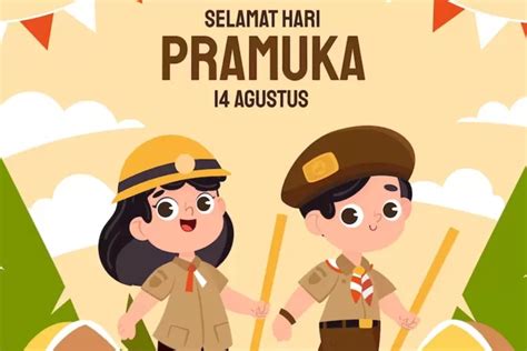 10 Ucapan Hari Pramuka Nasional 14 Agustus 2023 Penuh Semangat Untuk