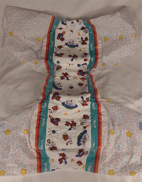 Crinklz Diapers Astronaut 15 Per Package ABDL SWish