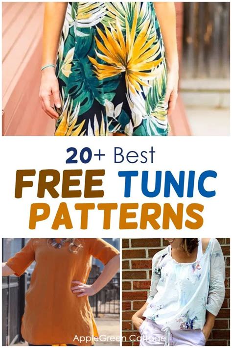 20 Best Free Tunic Patterns To Sew AppleGreen Cottage Tunic
