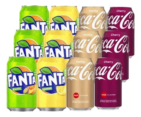Kit 12 Refrigerantes Importados Cocas E Fantas 330ml MercadoLivre