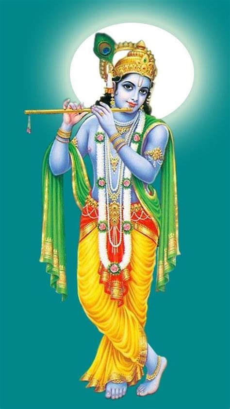 Lord Krishna Painting Lord Krishna Painting Bhakti HD Phone