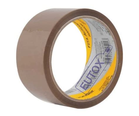 Fita Adesiva Marrom 48 Mm X 50 M Eutox Gases Solda