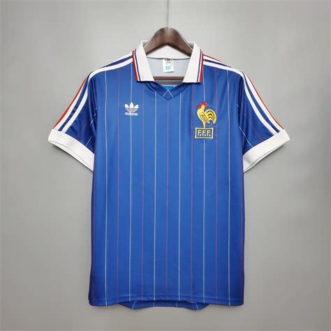 Koszulka Piłkarska Francja Retro Home World Cup 1982 Adidas KOSZULKI i
