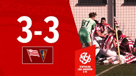 Centralna Liga Juniorów U 19 Cracovia Pogoń Szczecin 3 3 SKRÓT
