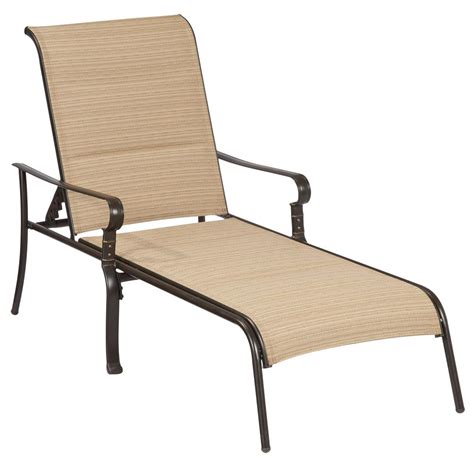 Hampton Bay Belleville Padded Sling Outdoor Chaise Lounge FLS80132A