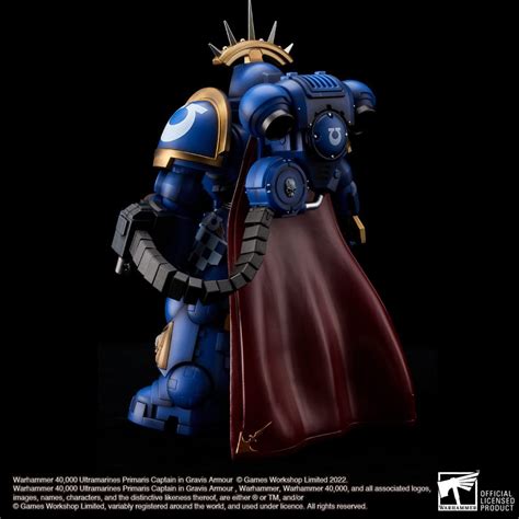 PREMIUM BANDAI WARHAMMER 40 000 ULTRAMARINES PRIMARIS CAPTAIN IN GRAVIS