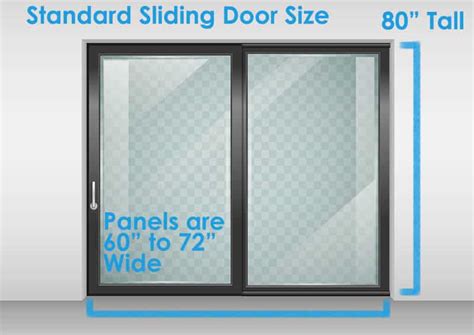What Is The Standard Size For Sliding Glass Doors Glass Door Ideas
