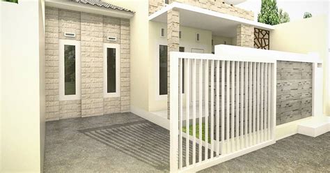 Pagar Rumah Minimalis Unik