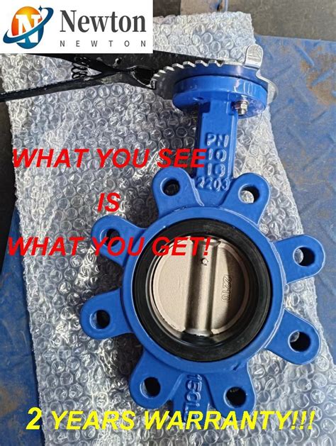 DN80 Lug Type Butterfly Valve Di Body SS304 Disc EPDM NBR Seat