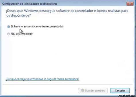 Práctica Instalación drivers para impresora Windows 7 Intermedio
