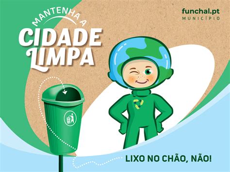 Funchal lança campanha de sensibilização Lixo no chão NÃO Projeto