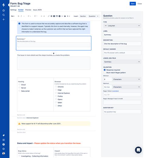 Form Builder Overview Atlassian Support Atlassian Documentation