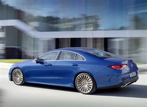 Mercedes Benz Cls Amg Line Color Spectral Blue Metallic Rear