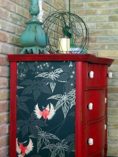25 Fotos E Ideas Para Decorar Un Mueble Con Papel Pintado Mil Ideas