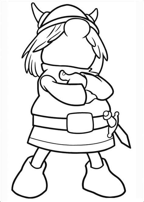 Desenhos De Vicky E Halvar Para Colorir E Imprimir Colorironlinecom