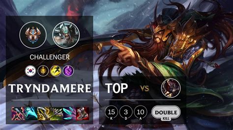 Tryndamere Top Vs Darius KR Challenger Patch 11 20 YouTube