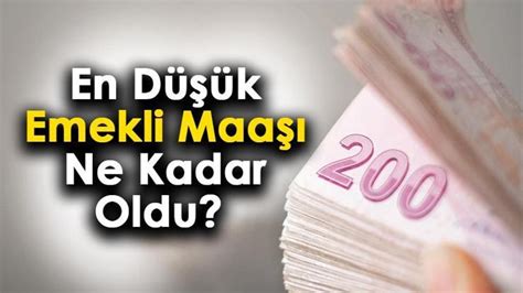 En düşük emekli maaşı SSK Bağ Kur ne kadar oldu Yüzde 49 25 zam