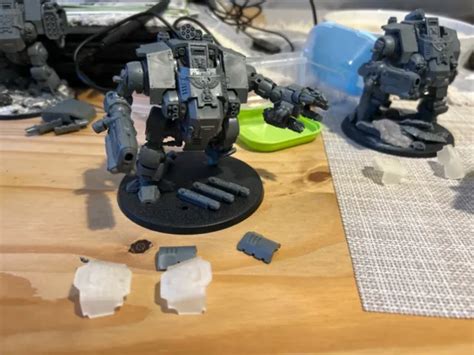 WARHAMMER 40K SPACE Marine Primaris Redemptor Dreadnought EUR 29 19