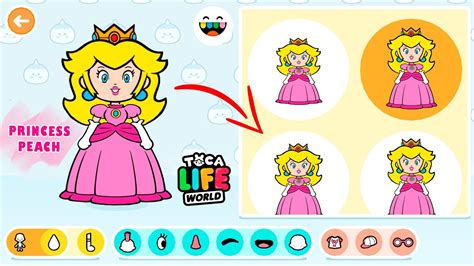 PRINCESS PEACH IN TOCA LIFE WORLD TOCA BOCA YouTube