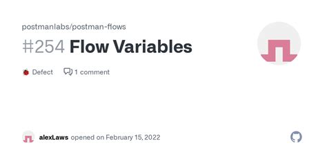Flow Variables Postmanlabs Postman Flows Discussion Github