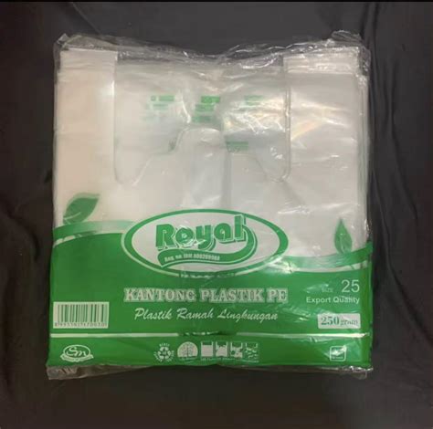 Kantong Plastik Kresek Tebal Bening Royal Pe Ramah Lingkungan Gram