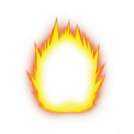 Super Saiyan Aura Fire Flame Graphic Illustration HD PNG PNG All