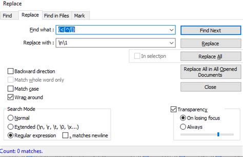 code formatting how do i format xml in notepad stack overflow