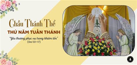 Chầu Thánh Thể Thứ Năm Tuần Thánh