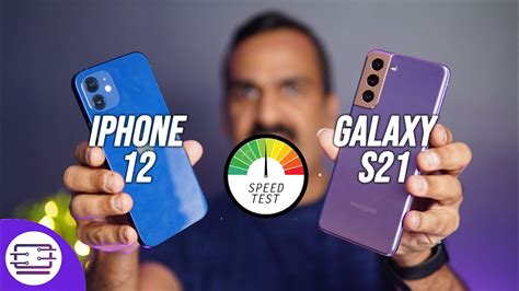 Samsung Galaxy S21 Vs IPhone 12 Speedtest Comparison Exynos 2100 Vs