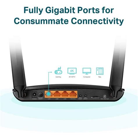 TP Link MR600 4G Cat6 LTE Dual Band Gigabit Router WiFi Nation Ltd