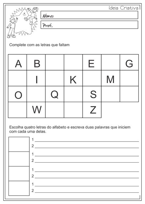 Caderno Ordem Alfabetica LIBRAIN
